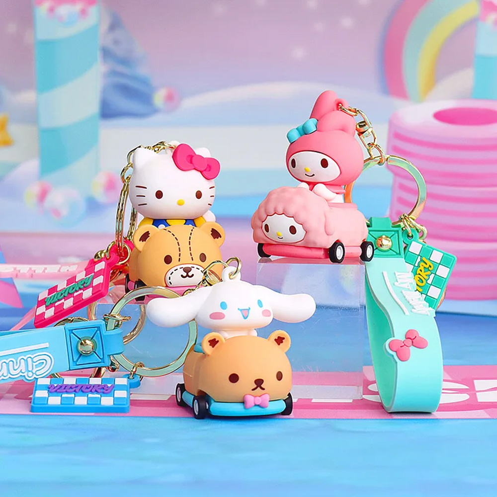 Sanrio Racing Car • Llaveros