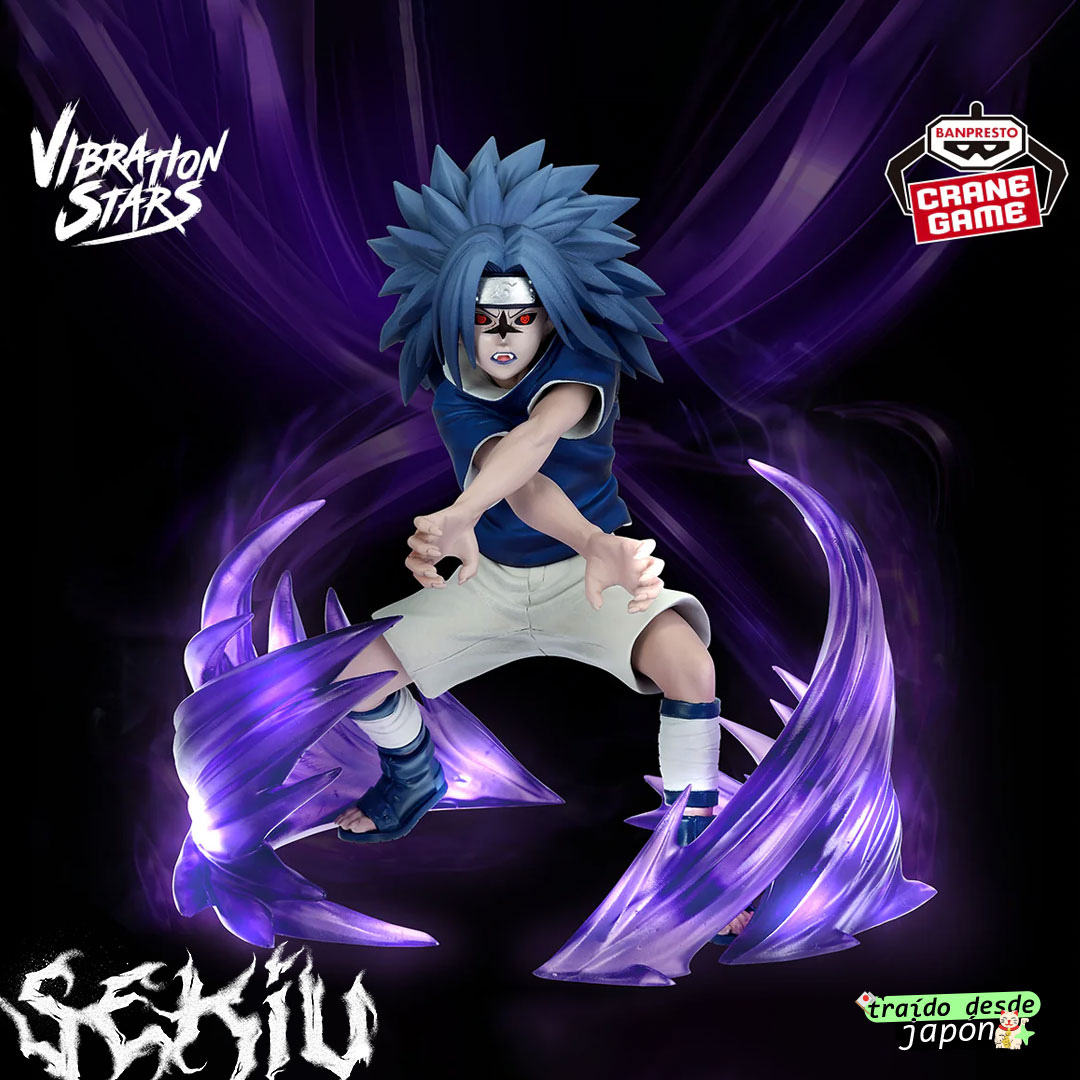 Sasuke Uchiha Cursed Seal Level 2 Vibration Stars Naruto Shippuden